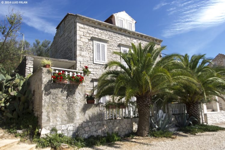 Vela Luka, Croatia, Korčula, Hrvatska, Stone house HD Wallpapers ...