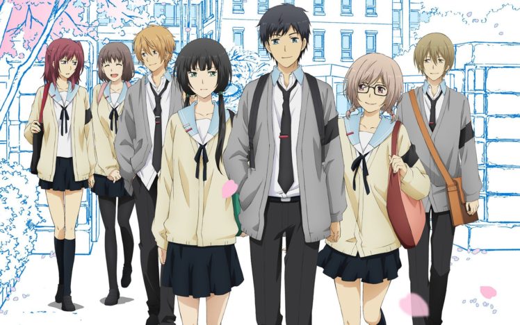 ReLIFE, Hishiro Chizuru, Onoya An, Yoake Ryō, Kaizaki Arata, Kariu Rena ...